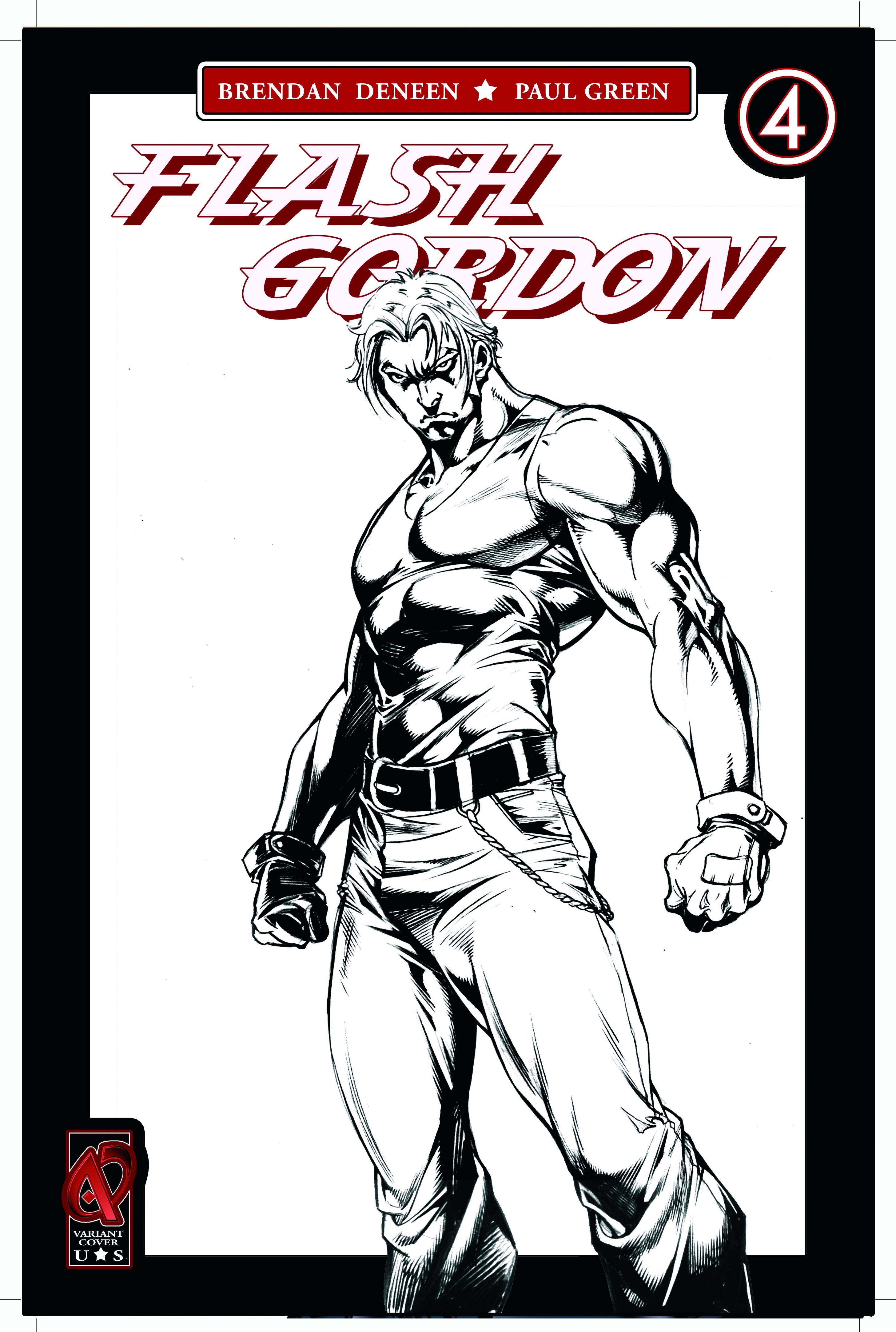 Flash Gordon Mercy Wars #4 Black & White Variant #4 | ComicHub