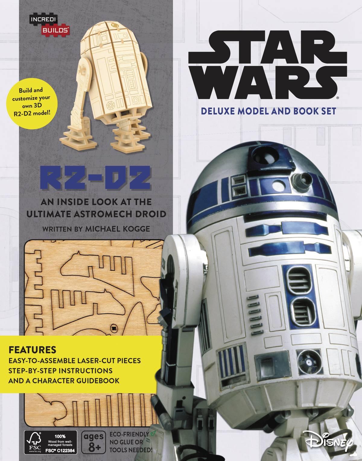 Comic Realms - Incredibuilds R2 D2 Deluxe Model With Book