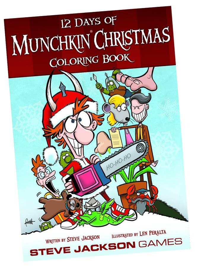 Munchkin 12 Days of Christmas Coloring Book | ComicHub