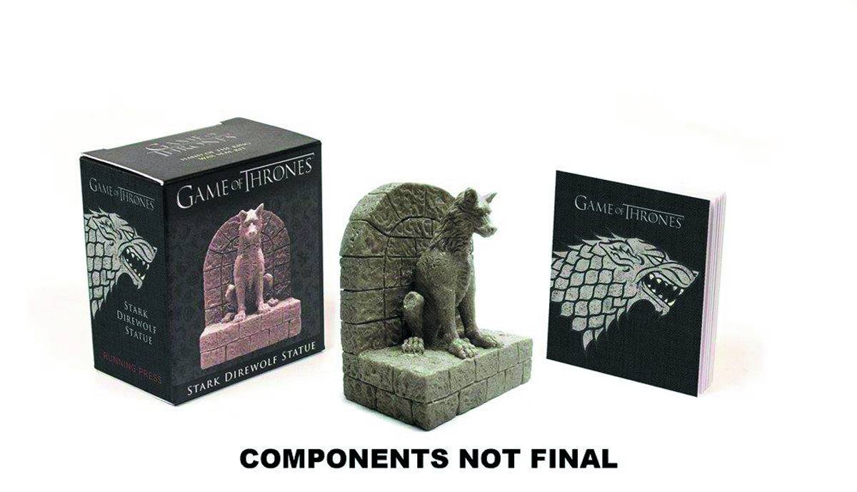 Game of Thrones Stark Direwolf Statue With Booklet | ComicHub