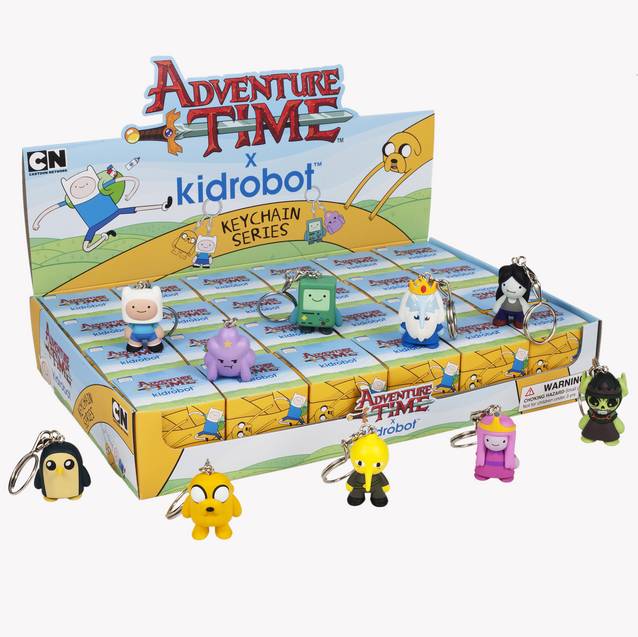 - Adventure Time Keychains 24 Piece Blind Mystery Box Display